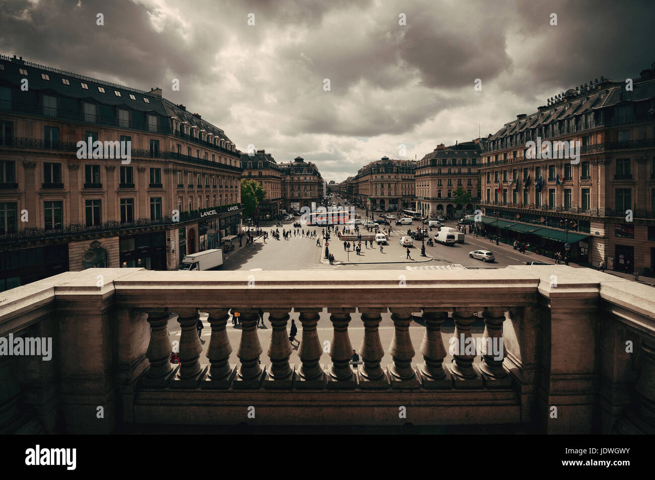 PARIS, FRANCE - MAY 13: Street view on May 13, 2015 in Paris. With the ...