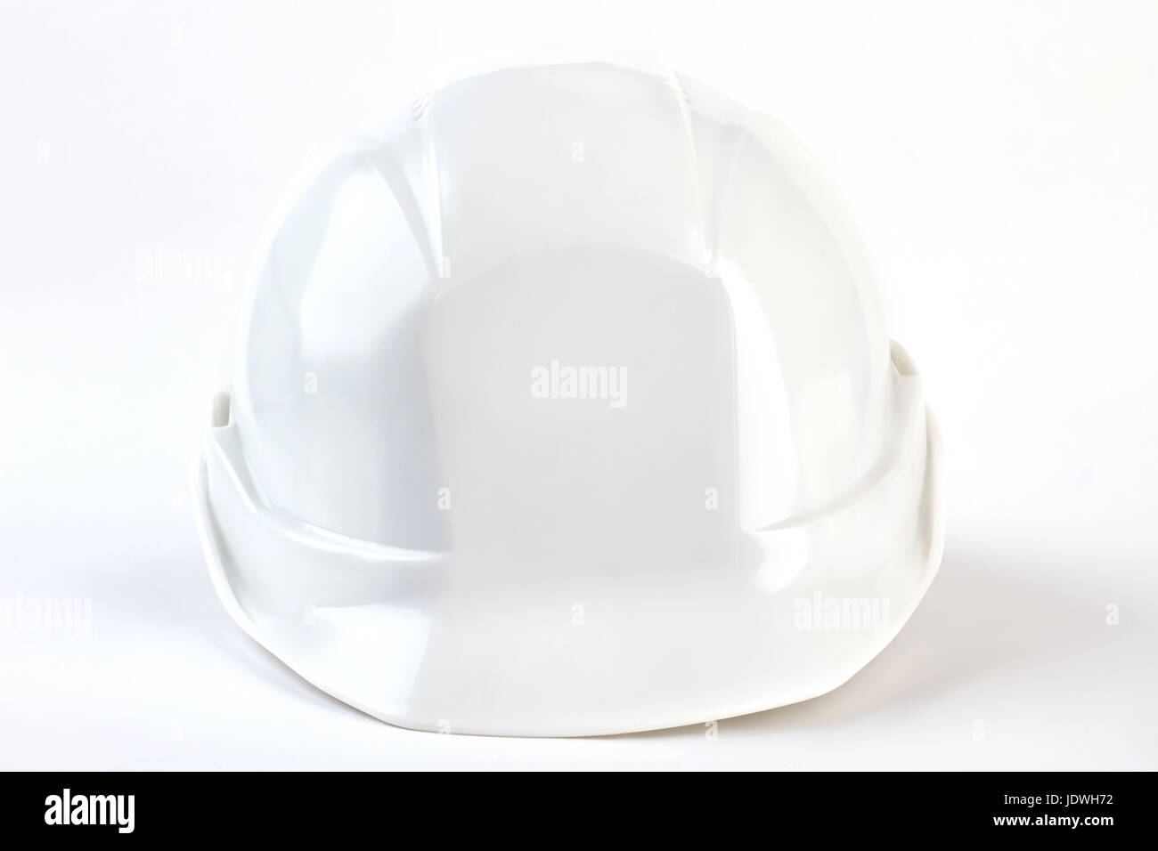 Industrial safety helmet front view Stock Photo - Alamy