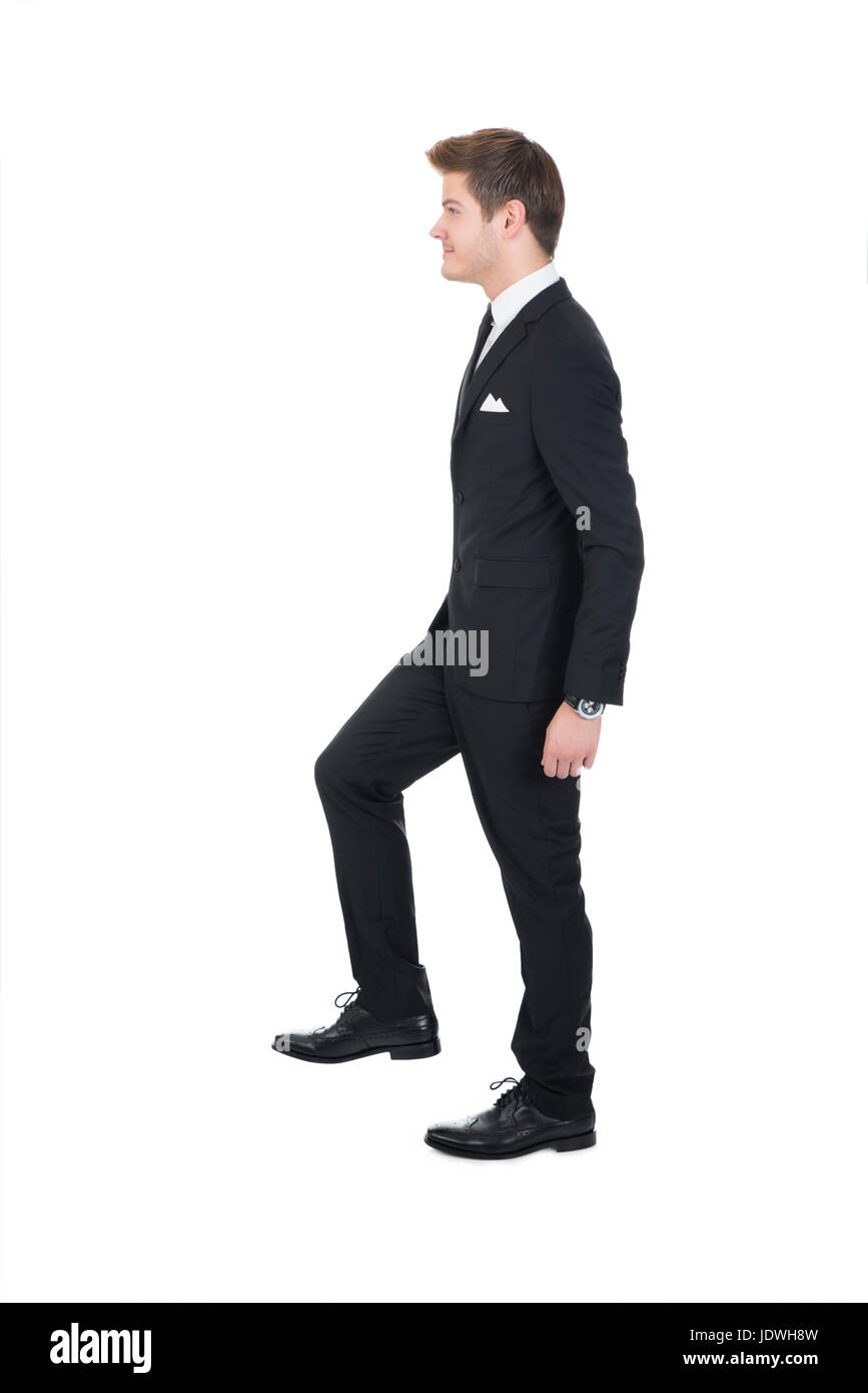 Confidence make steps to success Cut Out Stock Images & Pictures - Alamy