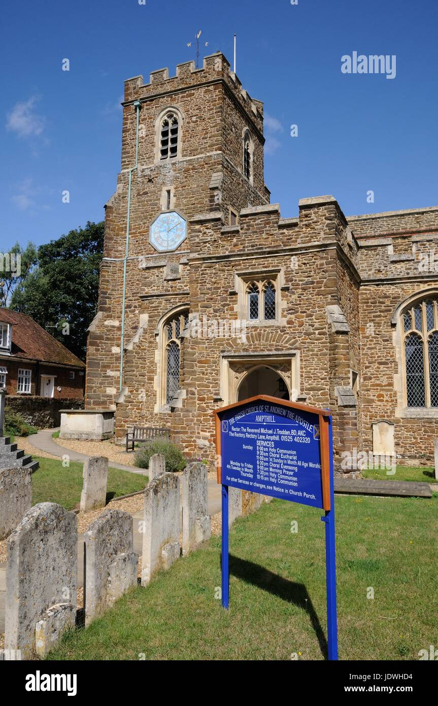 Ampthill church hi-res stock photography and images - Alamy