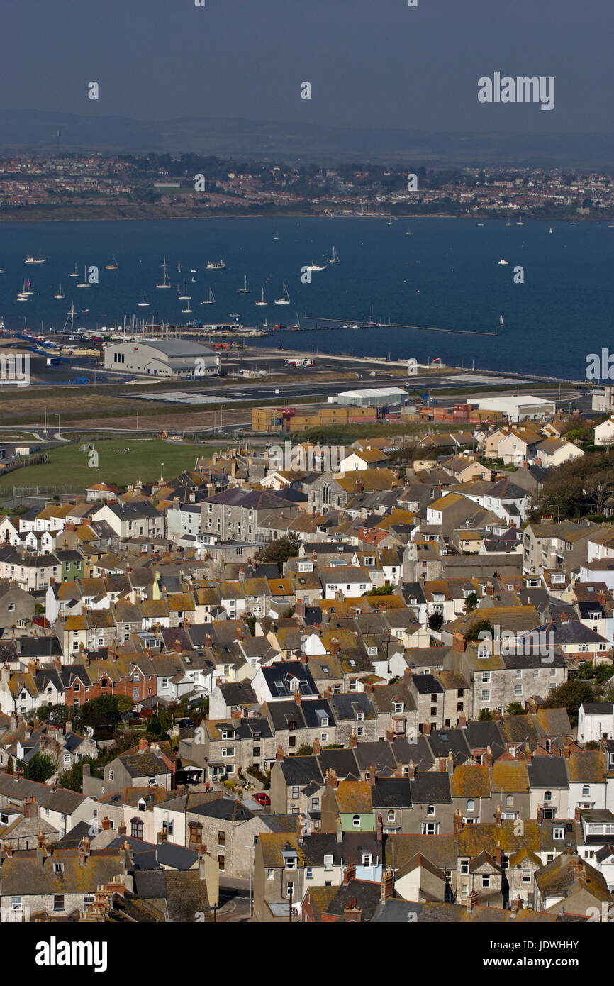 Aerial isle of portland dorset hi-res stock photography and images - Alamy