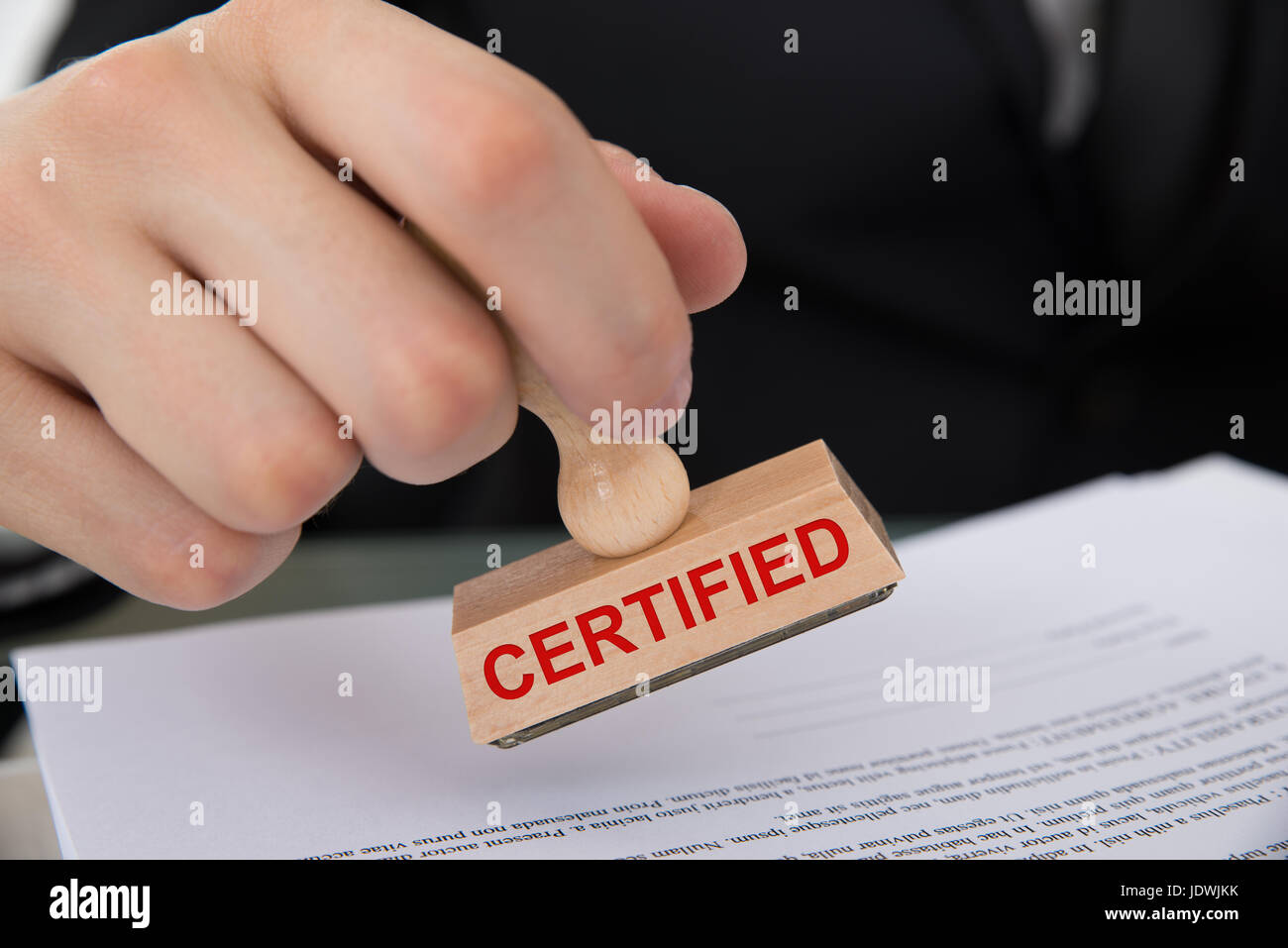 Certified rubber stamp hi-res stock photography and images - Alamy