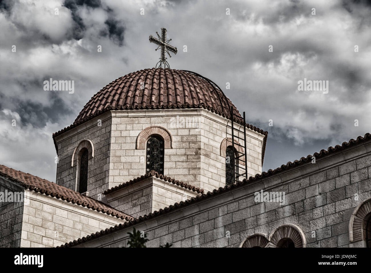 in amman jordan the chatolic church and the cross for religion Stock ...
