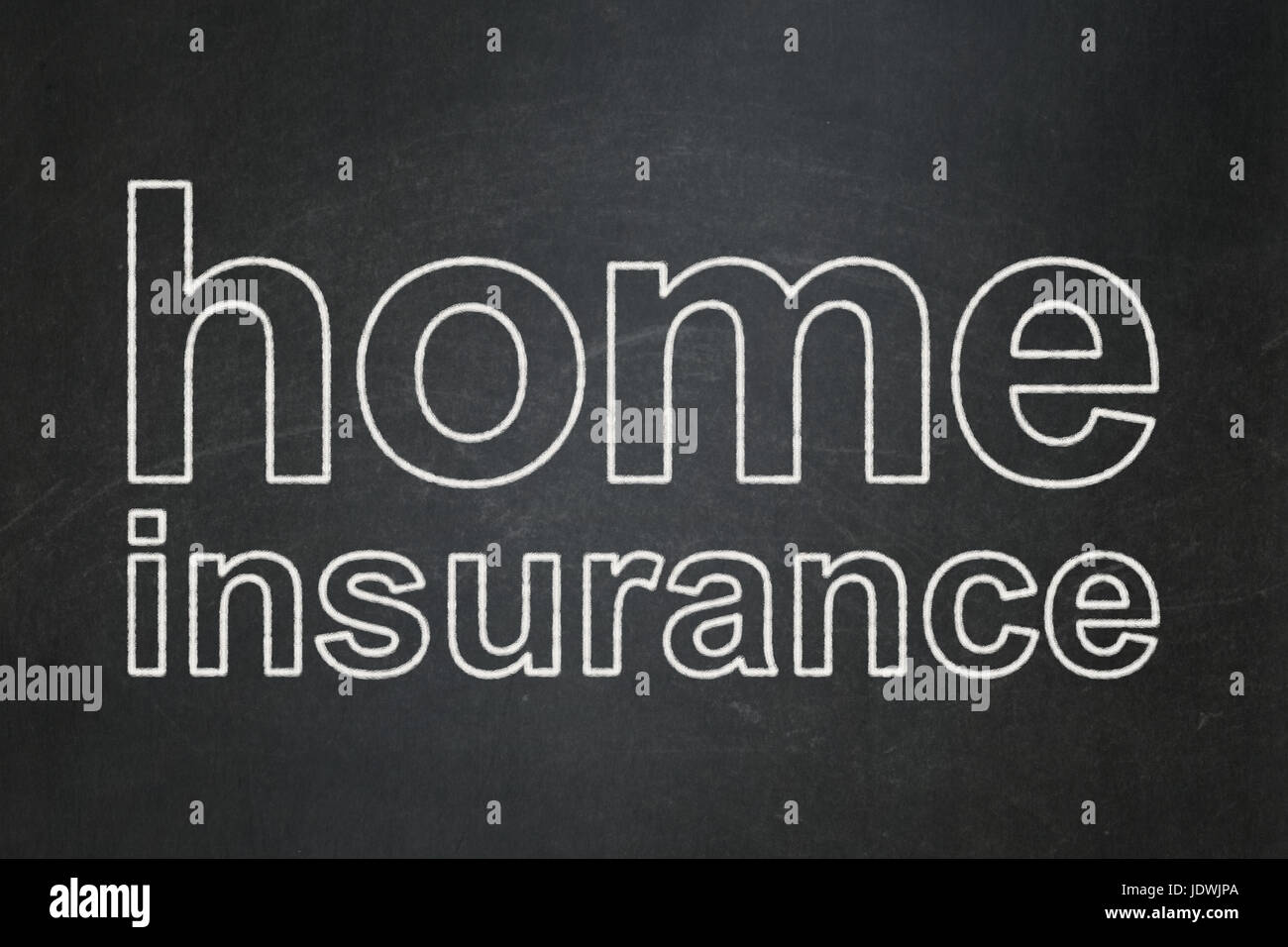 Insurance concept: Home Insurance on chalkboard background Stock Photo ...