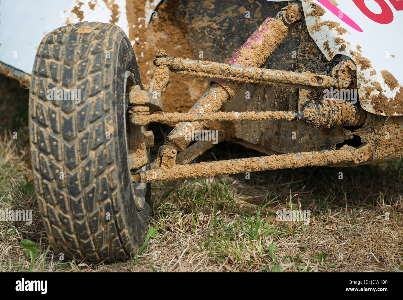 detail of shock absorber of buggy car off road Stock Photo - Alamy
