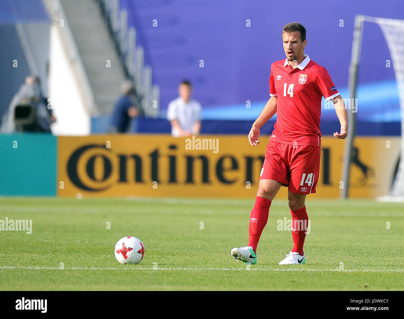 Vukasin Jovanovic during the UEFA European Under-21 match between ...