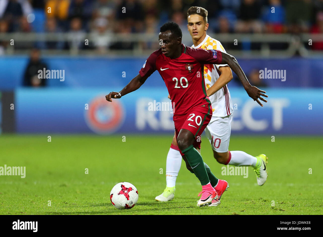 Bruma during the UEFA European Under-21 match between Portugal and ...