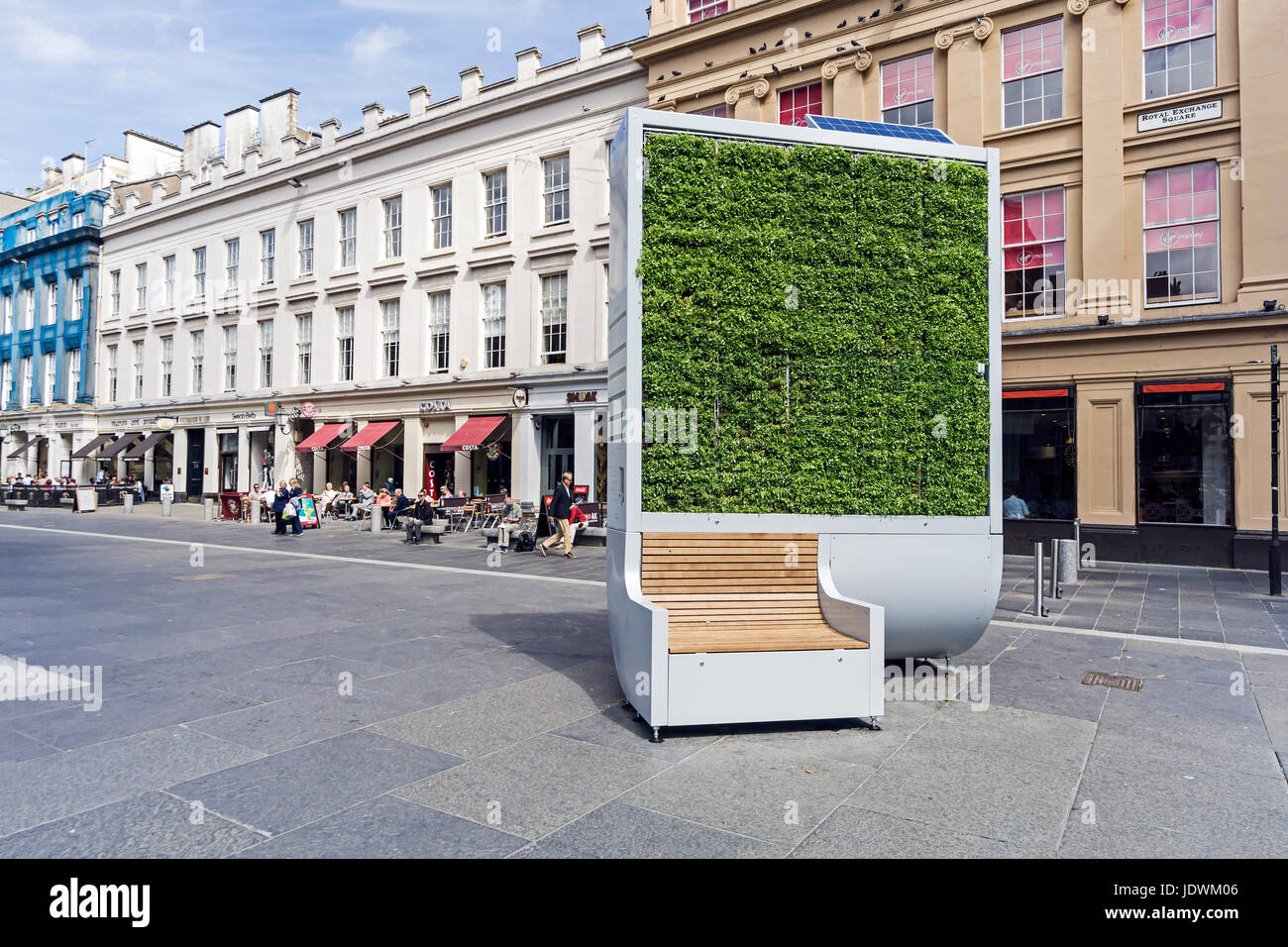 City tree by made by Green City Solutions installed on corner of ...