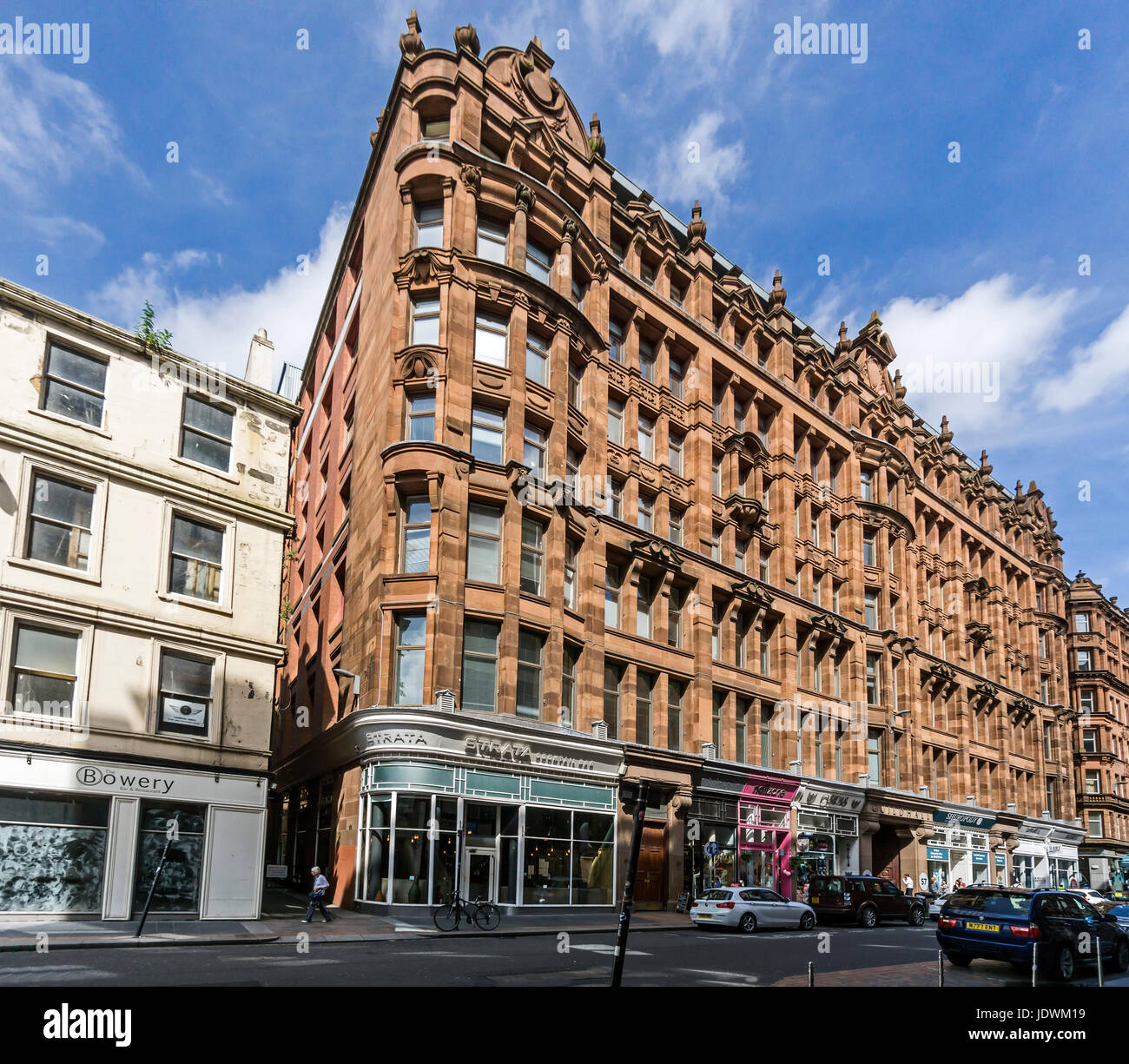 The Guildhall office building in Queen Street central Glasgow Scotland ...