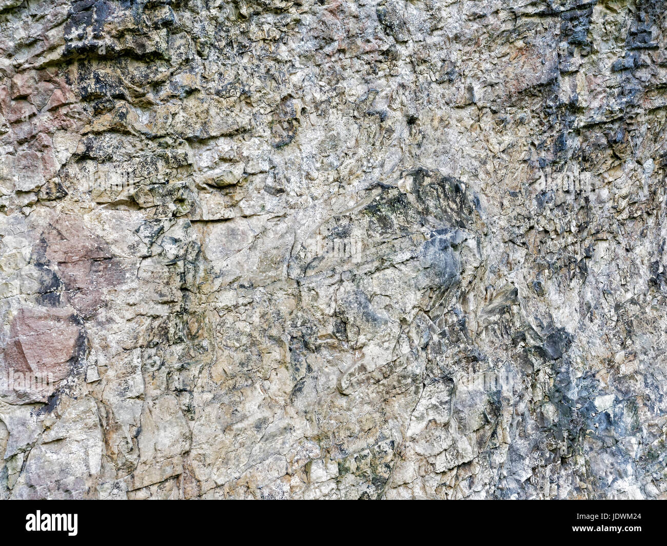 Worn, weathered section of a limestone rock formation Stock Photo - Alamy