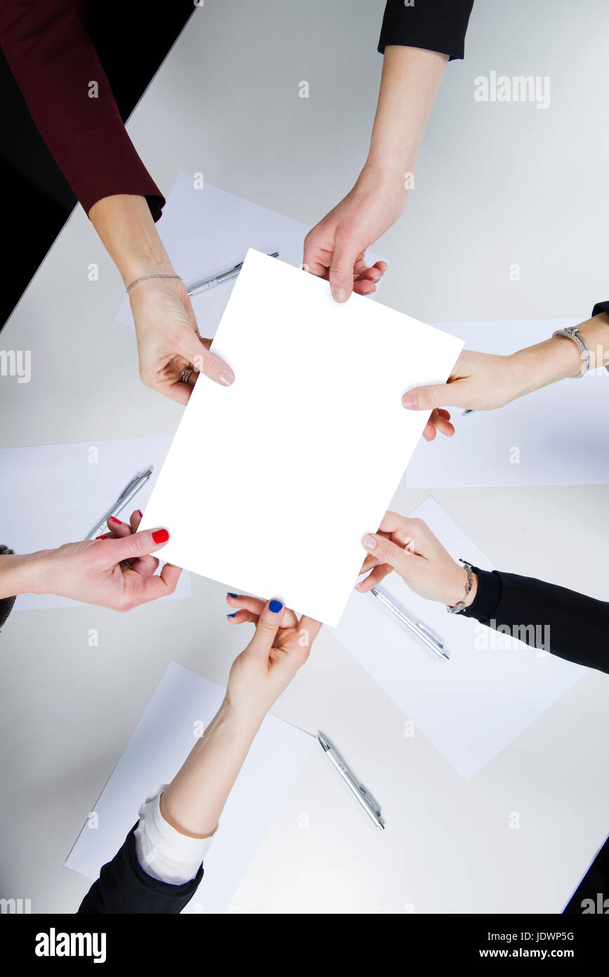 Above office employees in hi-res stock photography and images - Alamy