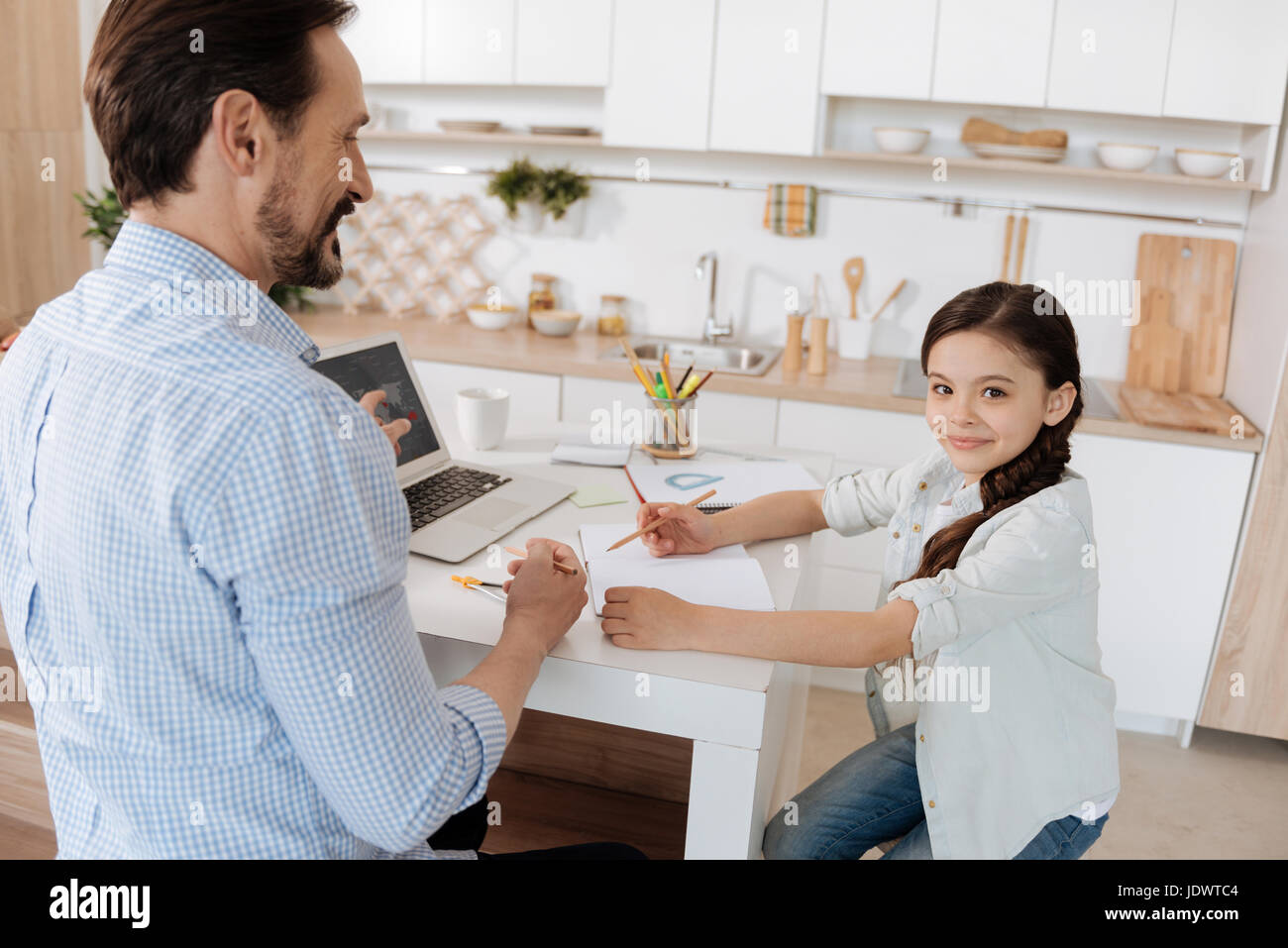 Father work hi hi-res stock photography and images - Alamy