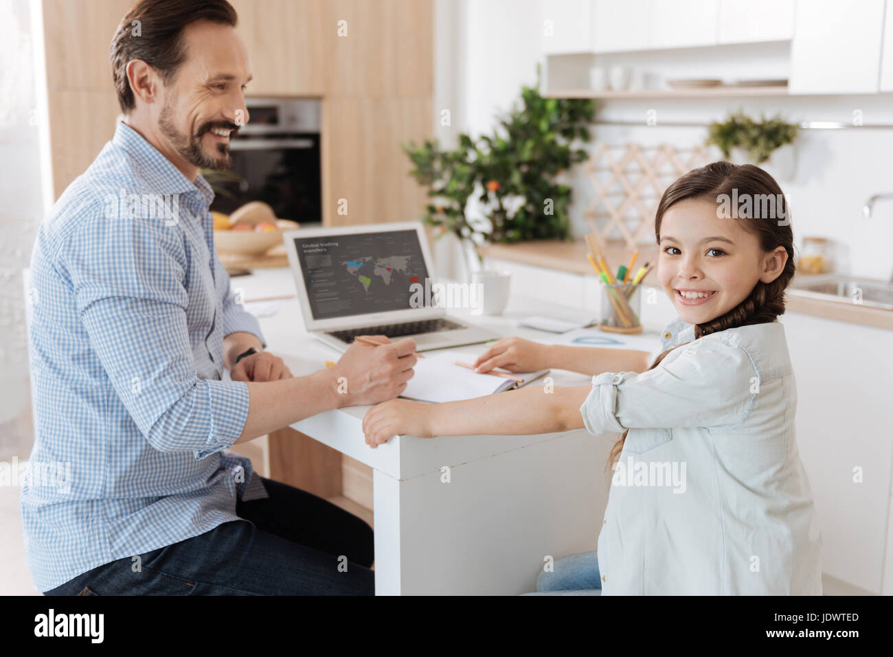 Doing assignments together hi-res stock photography and images - Alamy