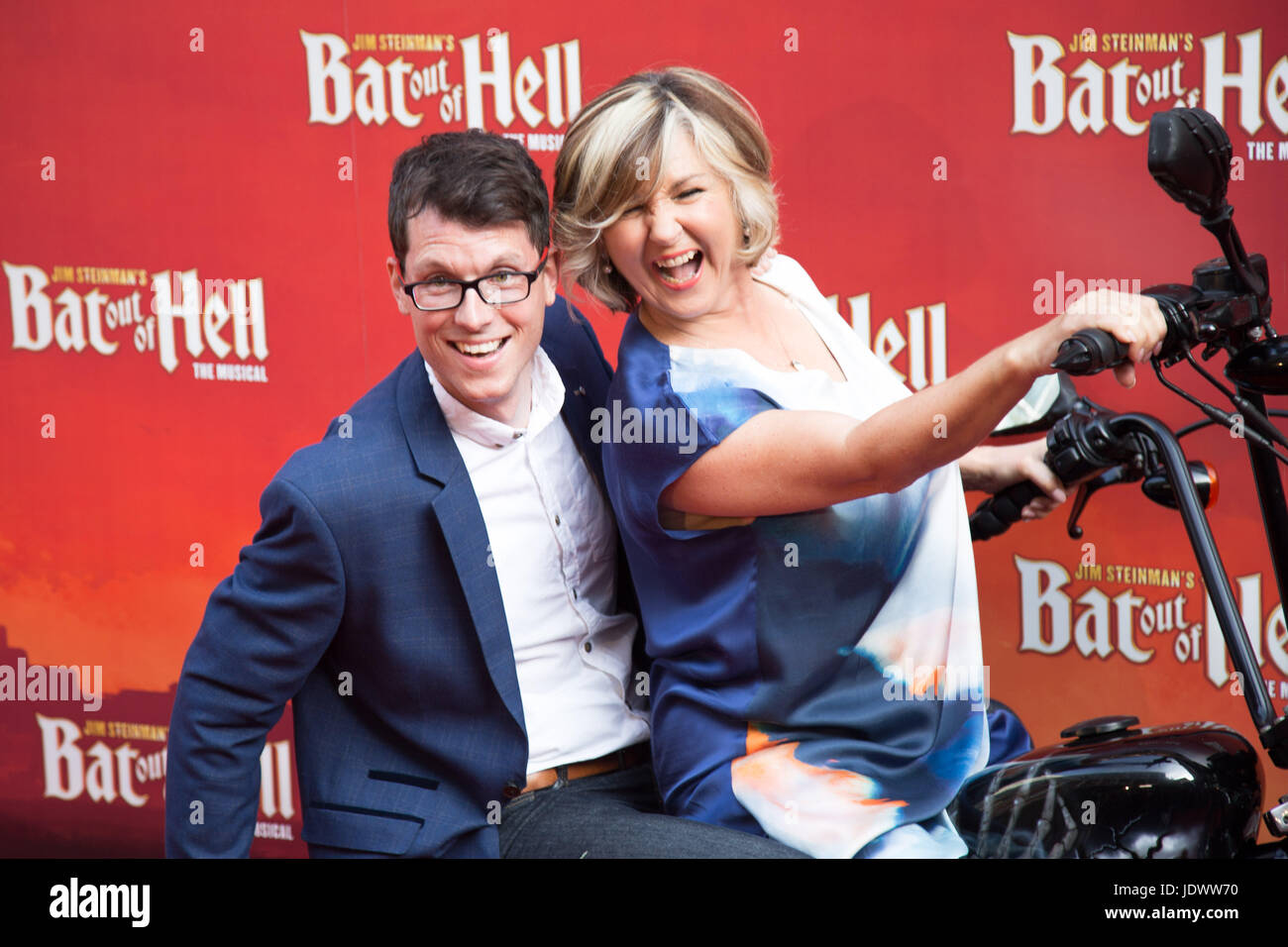 Lesley Garrett and Guest at Bat Out of Hell - The Musical, Press Night ...