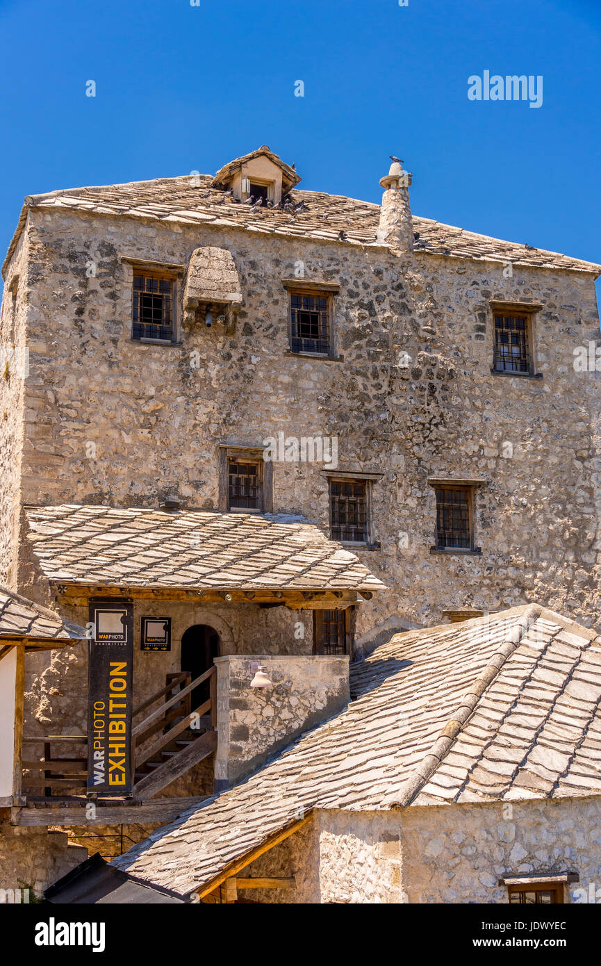 Mostar still shows evidence of the Homeland war with many buildings ...