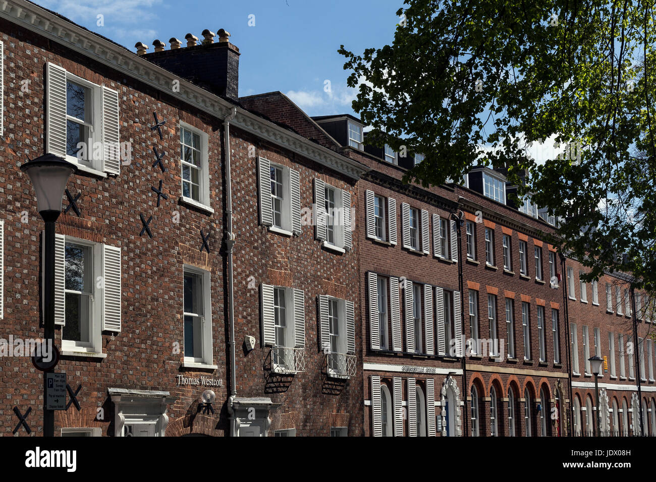 Georgian Houses In Exeter High Resolution Stock Photography and Images ...