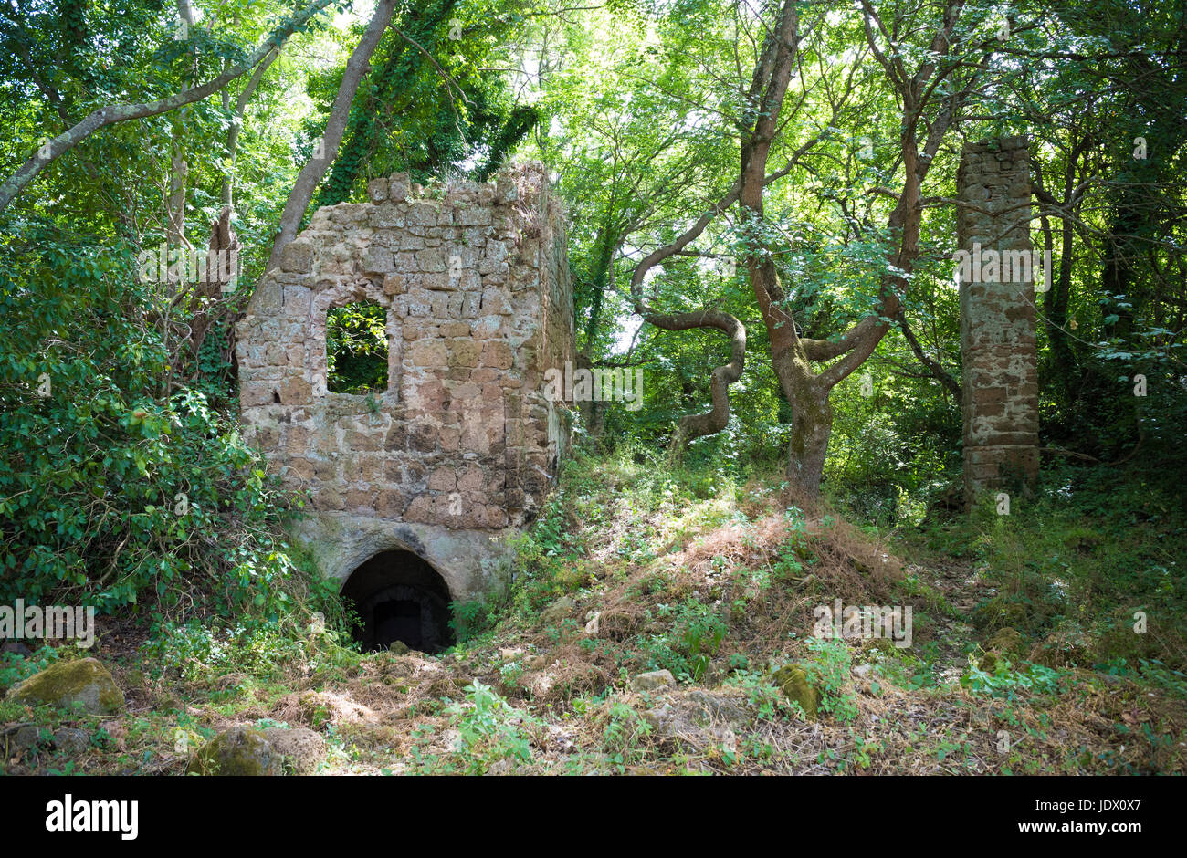 Monterano (also known as Ancient Monterano) is a ghost town in Italy ...