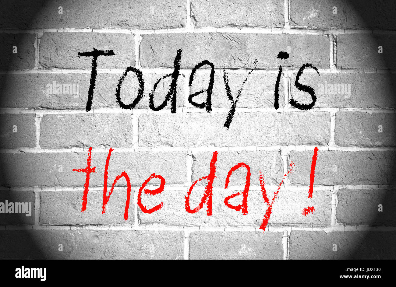 Today is the day ! Stock Photo - Alamy
