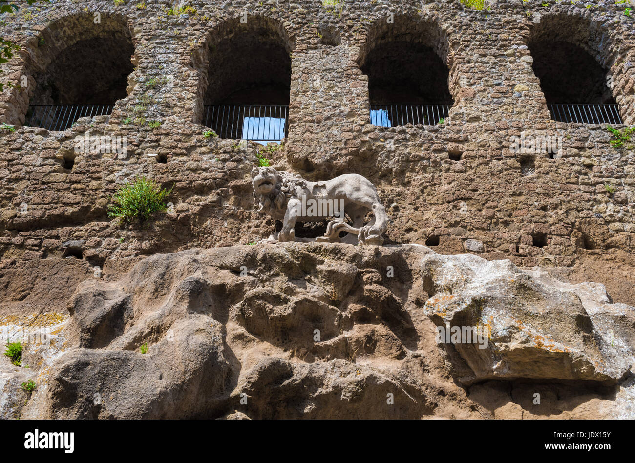 Monterano (also known as Ancient Monterano) is a ghost town in Italy ...