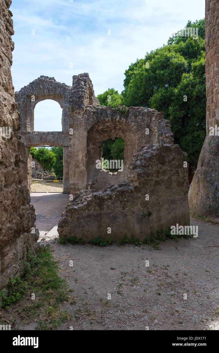 Monterano (also known as Ancient Monterano) is a ghost town in Italy ...