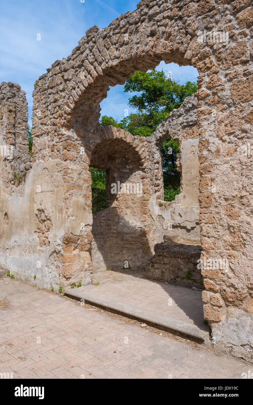 Monterano (also known as Ancient Monterano) is a ghost town in Italy ...
