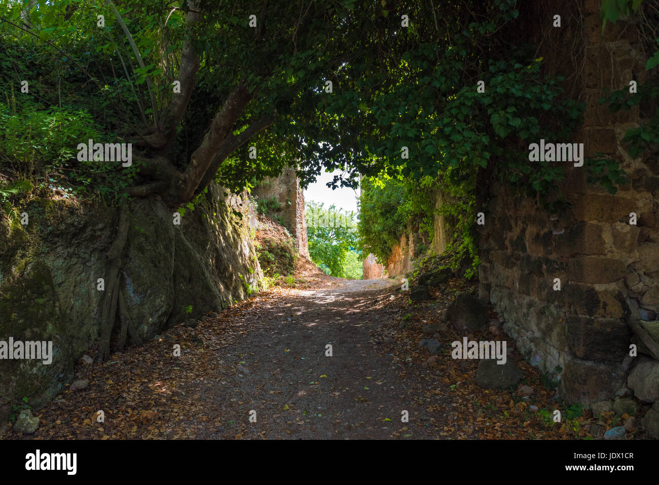 Monterano (also known as Ancient Monterano) is a ghost town in Italy ...