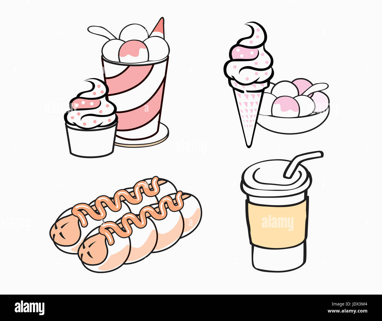 Icecream cone cut out Cut Out Stock Images & Pictures - Alamy