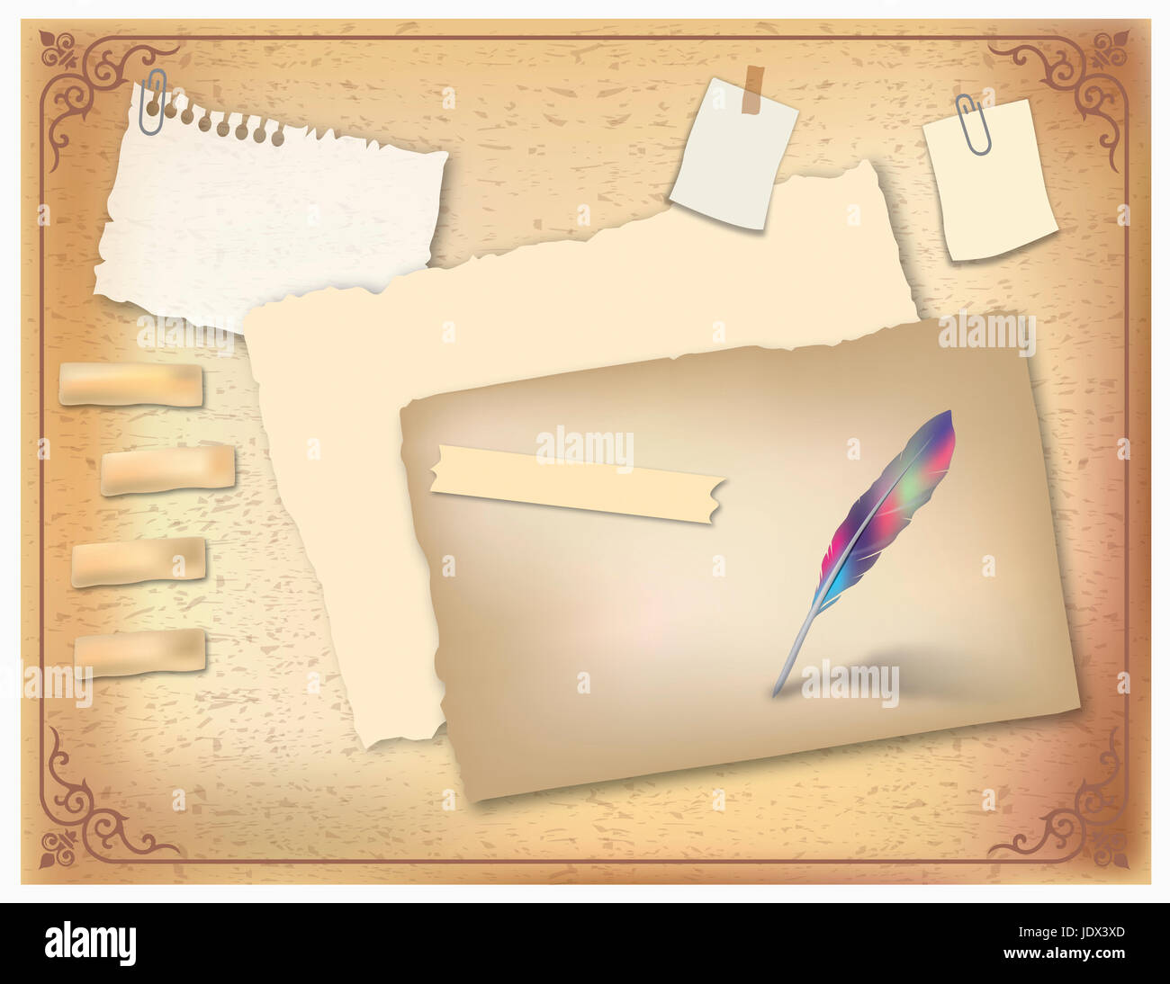sheet of paper paper Stock Photo - Alamy