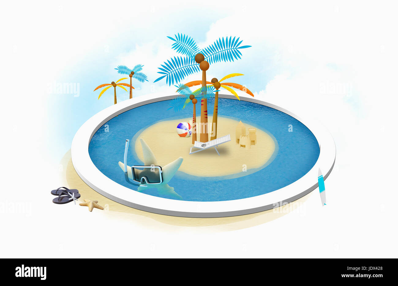 Raft island Cut Out Stock Images & Pictures - Alamy
