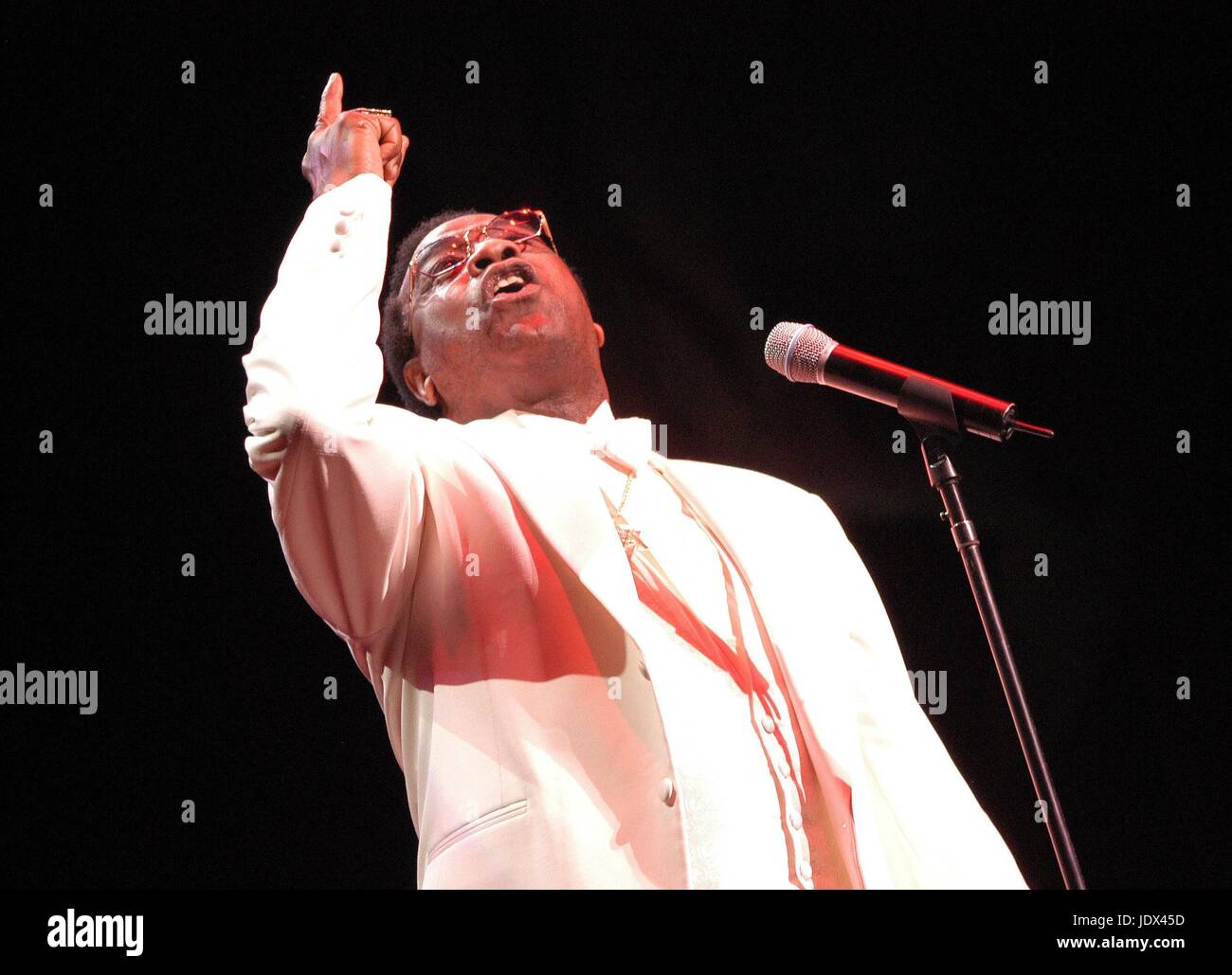 Al Green performing at the Paramount Theater, Oakland, California June ...