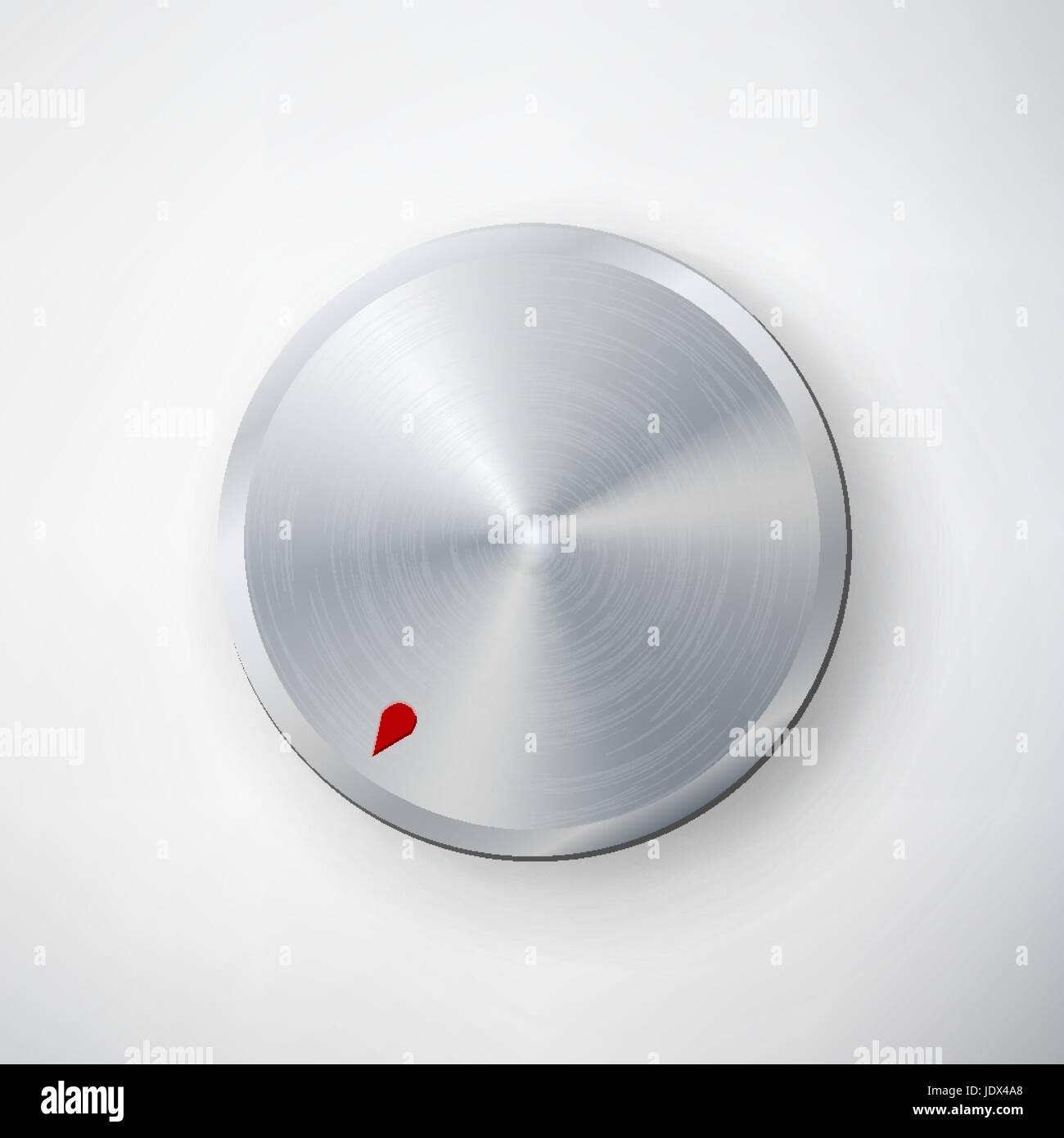 Dial Knob Vector. Global Swatches. Realistic Plastic Button. Abstract ...