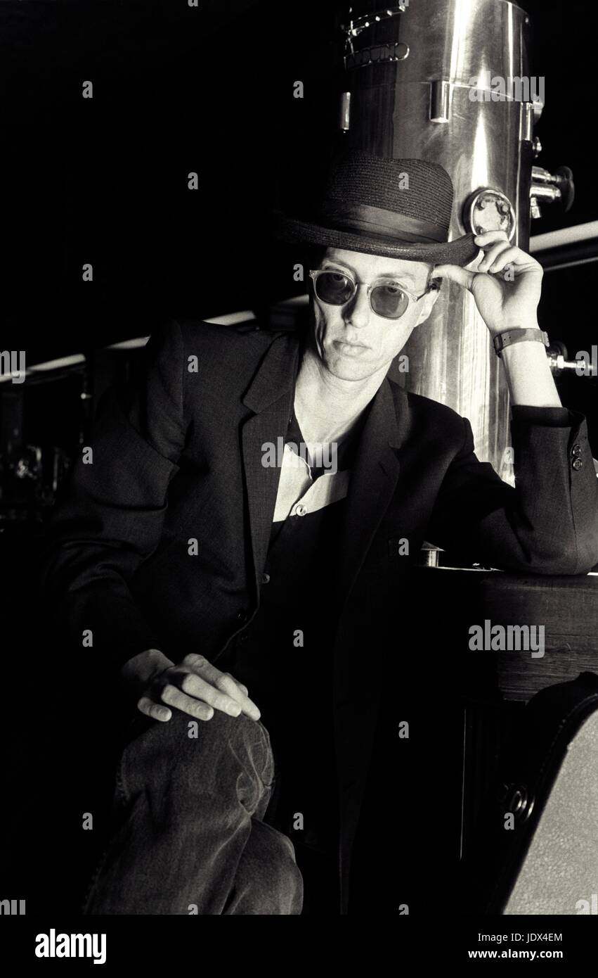 Stephen Yerkey photographed in North Beach, San Francisco, 1994. Yerkey ...