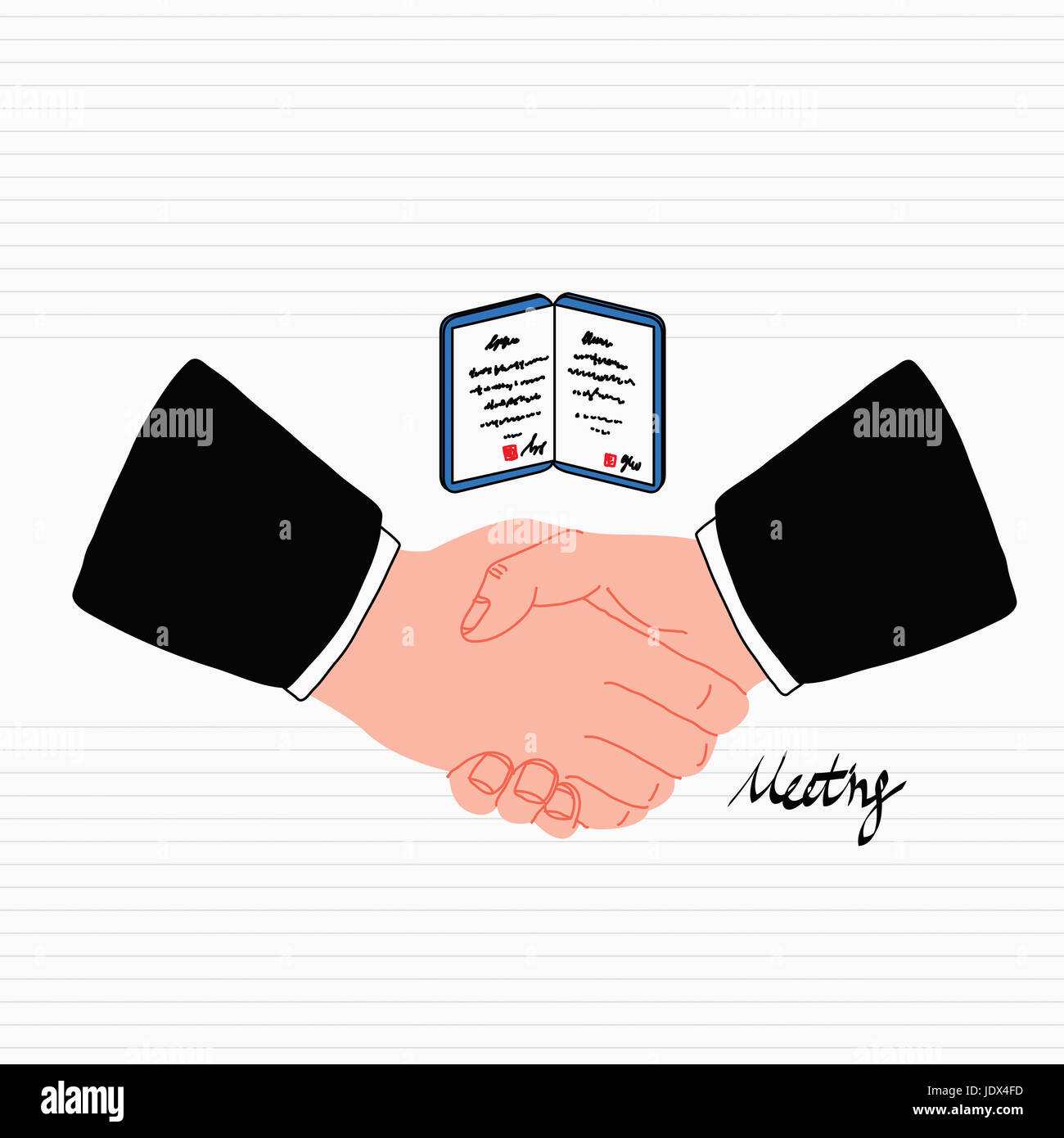 Contract illustration hi-res stock photography and images - Alamy