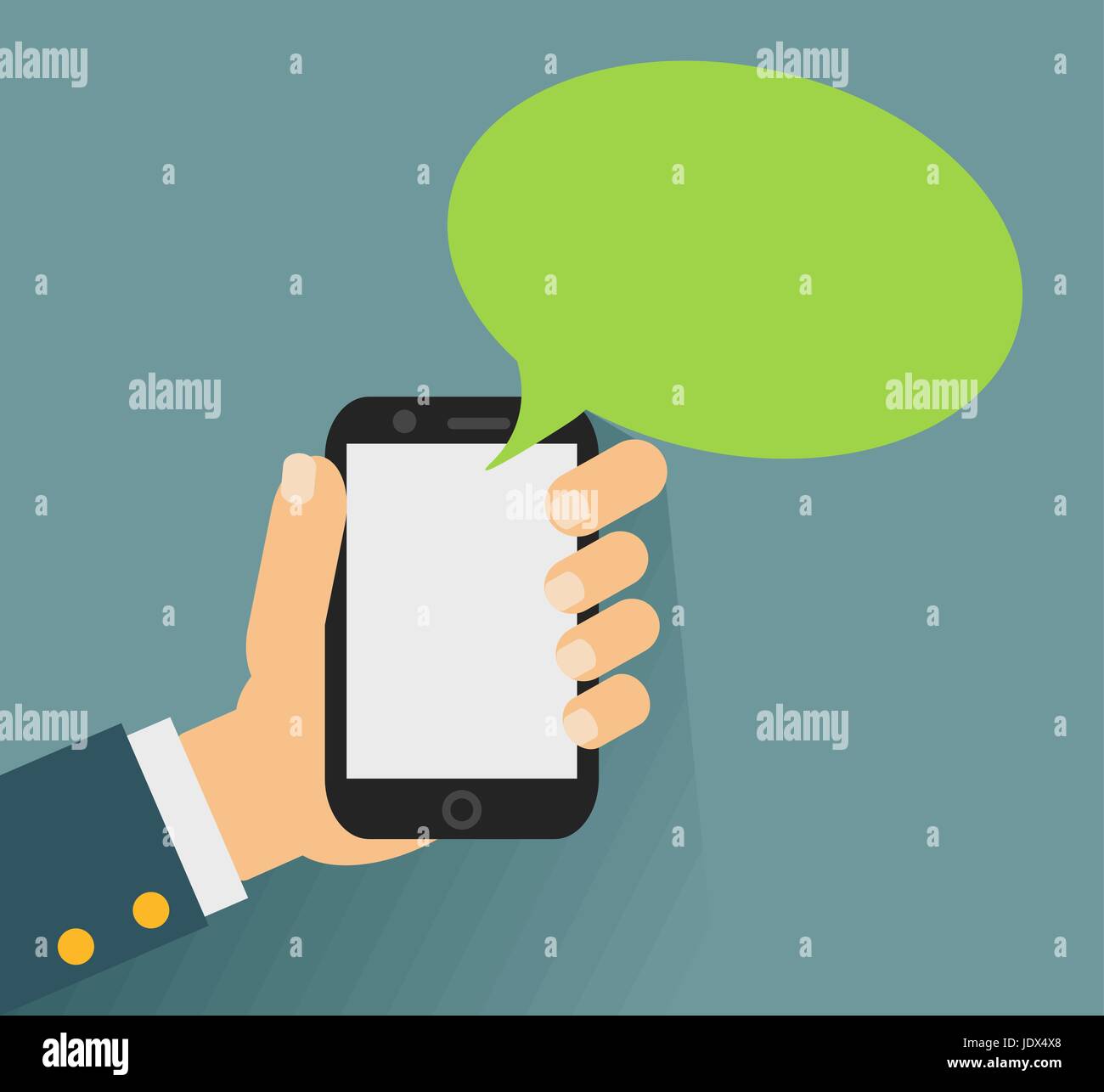 Texting with thumb Stock Vector Images - Alamy