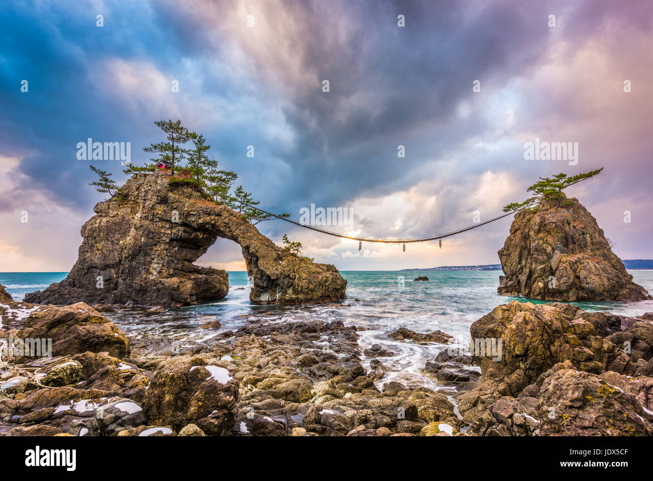 Hatago Iwa rock on the Noto Peninsula in Japan Stock Photo - Alamy