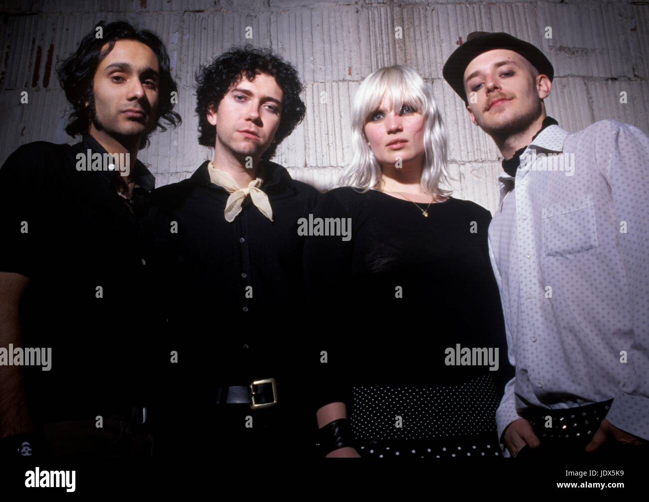 Portrait of the Raveonettes photographed in San Francisco, CA, April 9 ...