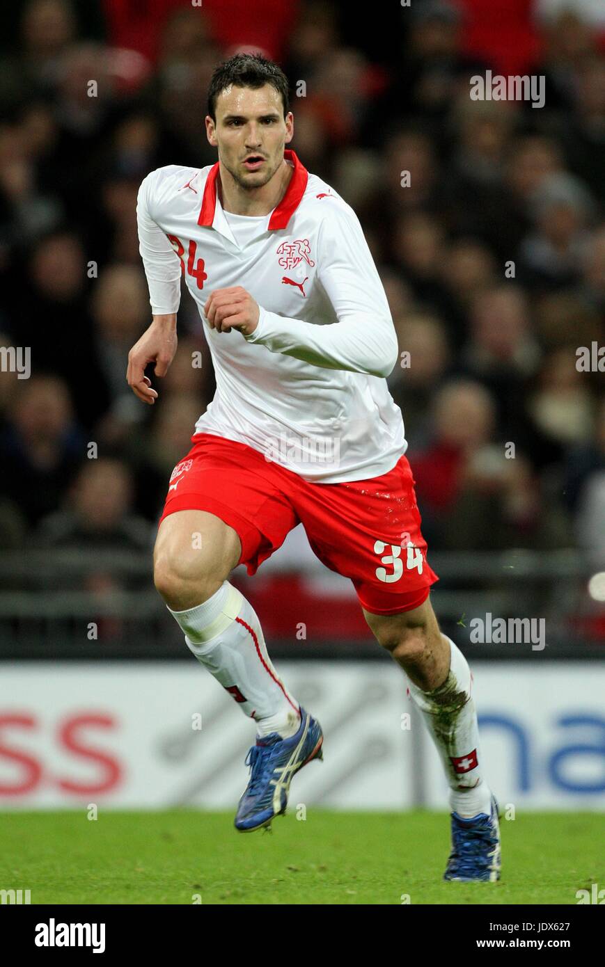MARIO EGGIMANN SWITZERLAND & KARLSRUHER WEMBLEY STADIUM LONDON ENGLAND ...