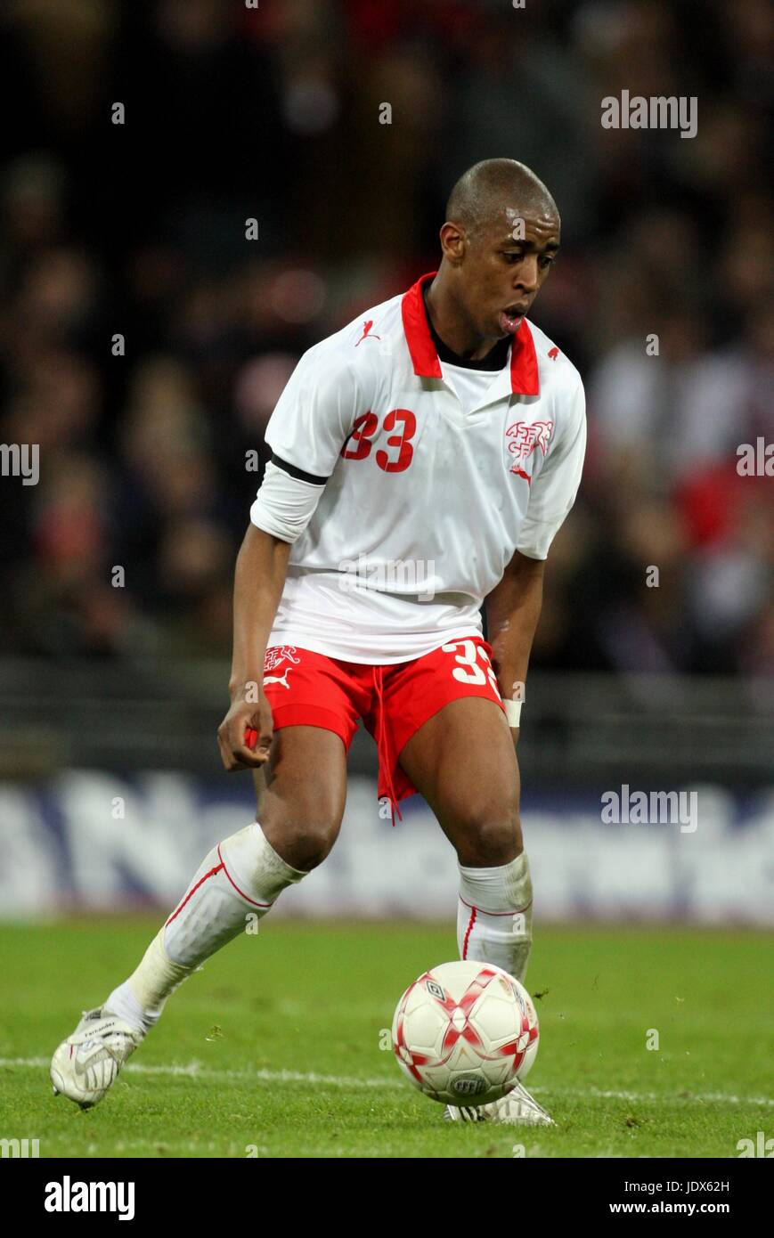 GELSON FERNANDES SWITZERLAND & MANCHESTER CITY WEMBLEY STADIUM LONDON ...