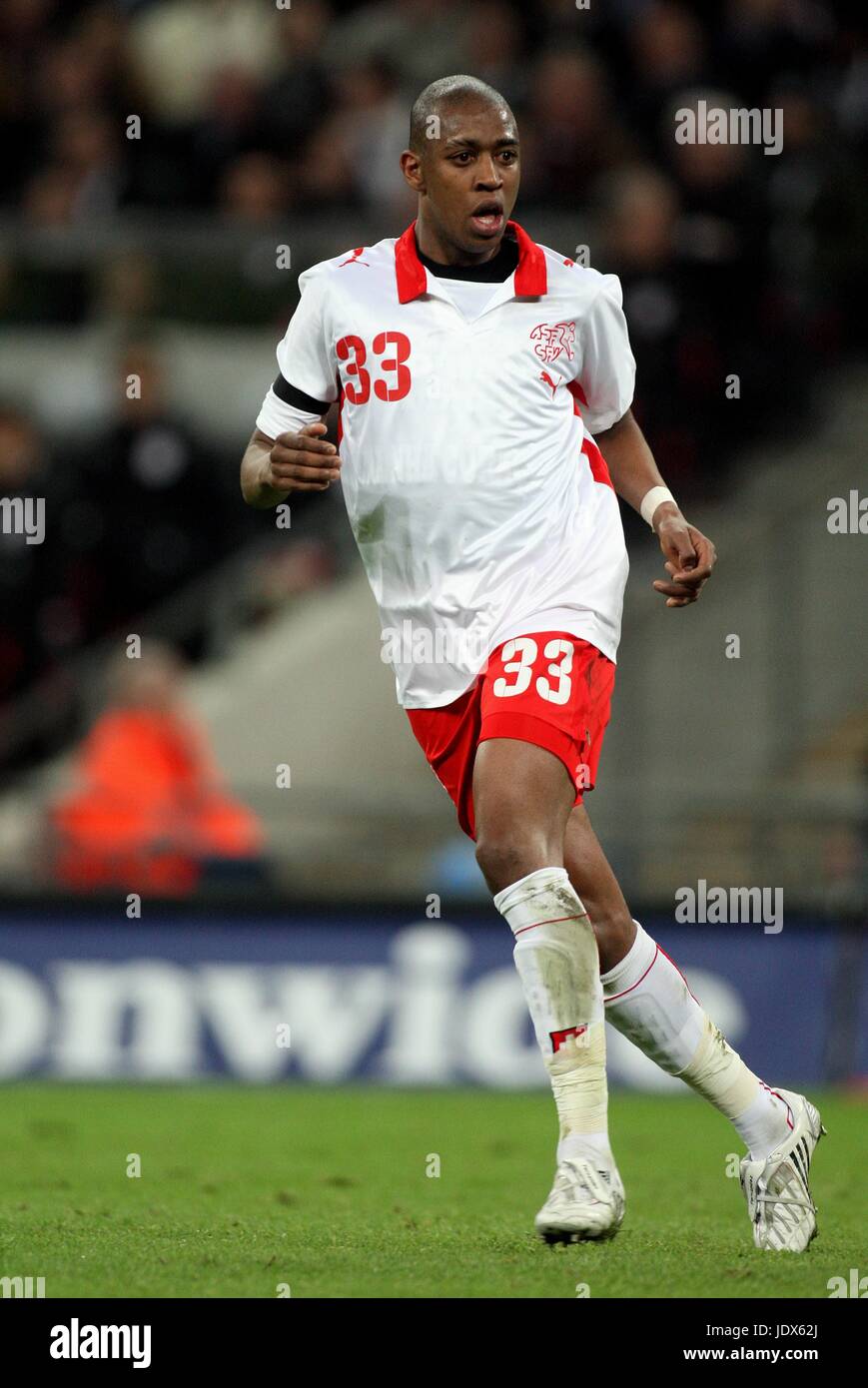 GELSON FERNANDES SWITZERLAND & MANCHESTER CITY WEMBLEY STADIUM LONDON ...