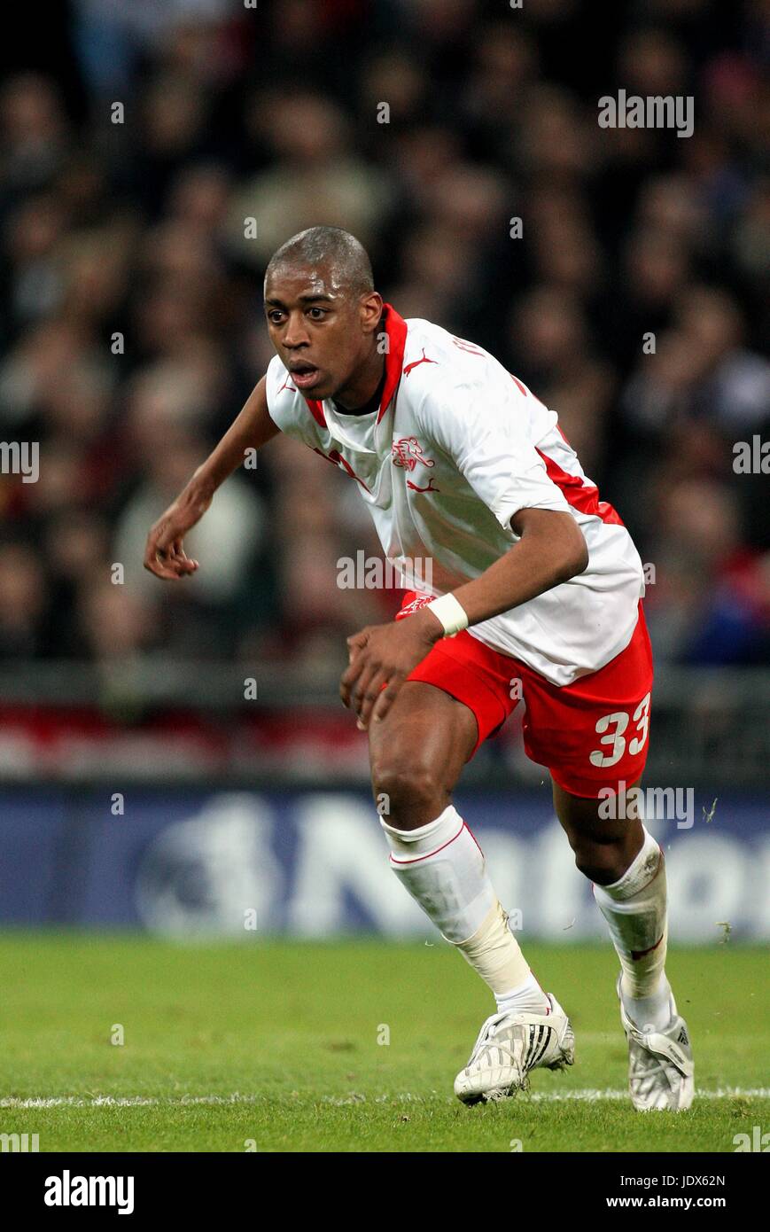 GELSON FERNANDES SWITZERLAND & MANCHESTER CITY WEMBLEY STADIUM LONDON ...