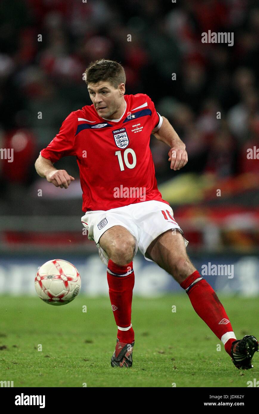 STEVEN GERRARD ENGLAND & LIVERPOOL FC WEMBLEY STADIUM LONDON ENGLAND 06 ...