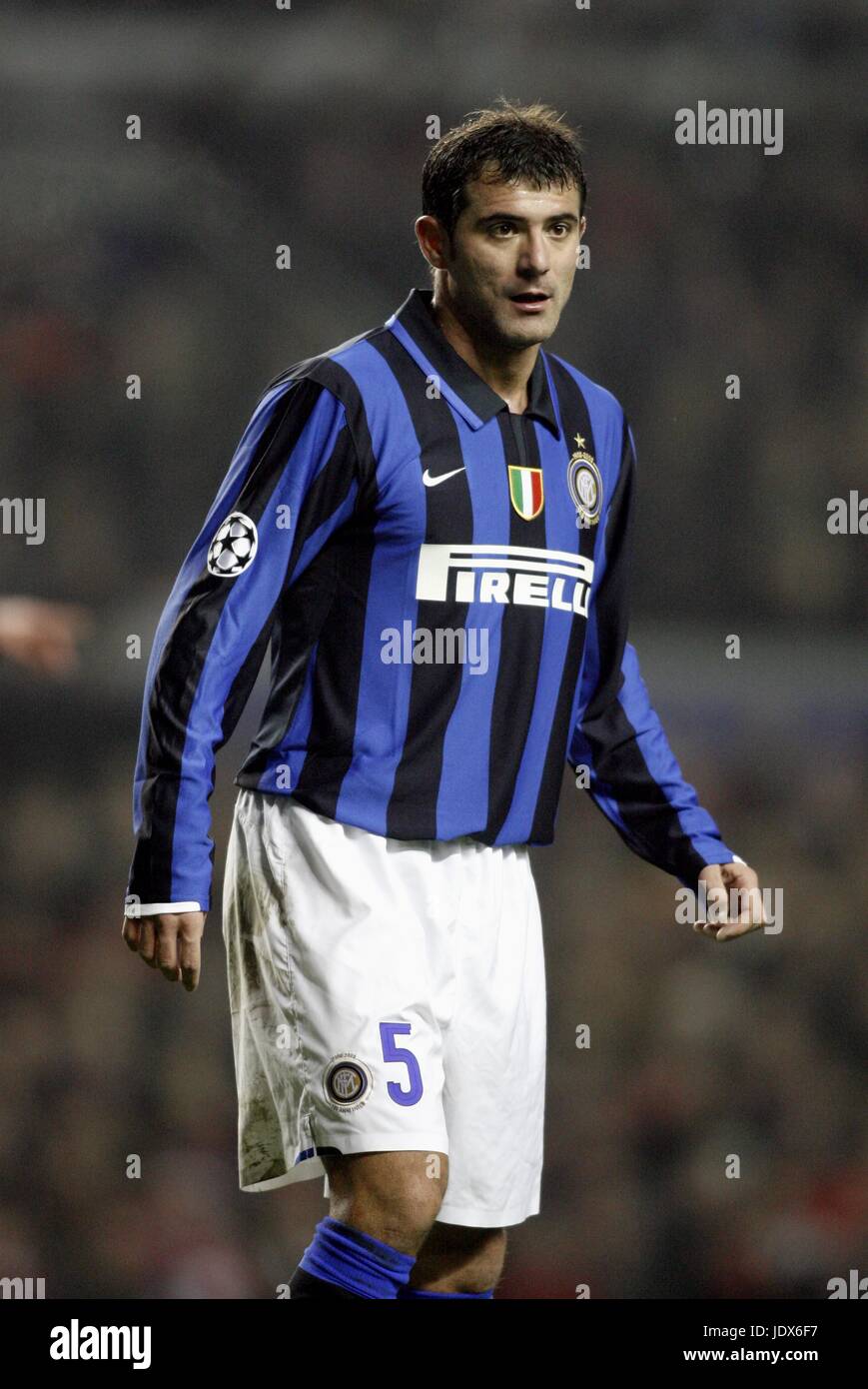 DEJAN STANKOVIC INTER MILAN ANFIELD LIVERPOOL ENGLAND 19 February 2008 ...