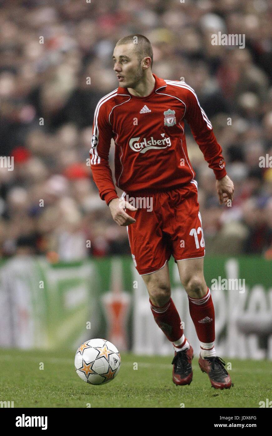 FABIO AURELIO LIVERPOOL FC ANFIELD LIVERPOOL ENGLAND 19 February 2008 ...