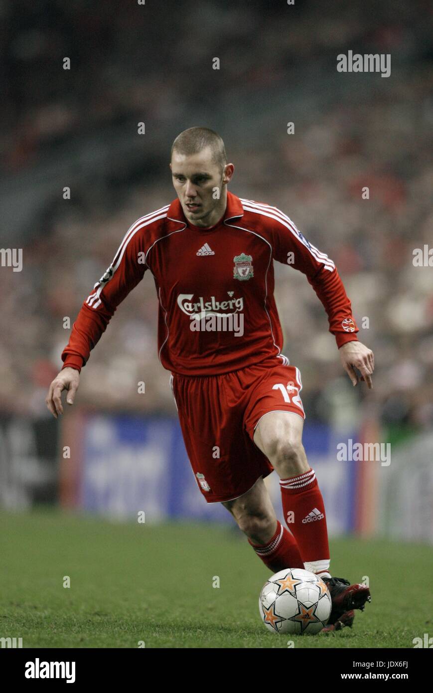 FABIO AURELIO LIVERPOOL FC ANFIELD LIVERPOOL ENGLAND 19 February 2008 ...