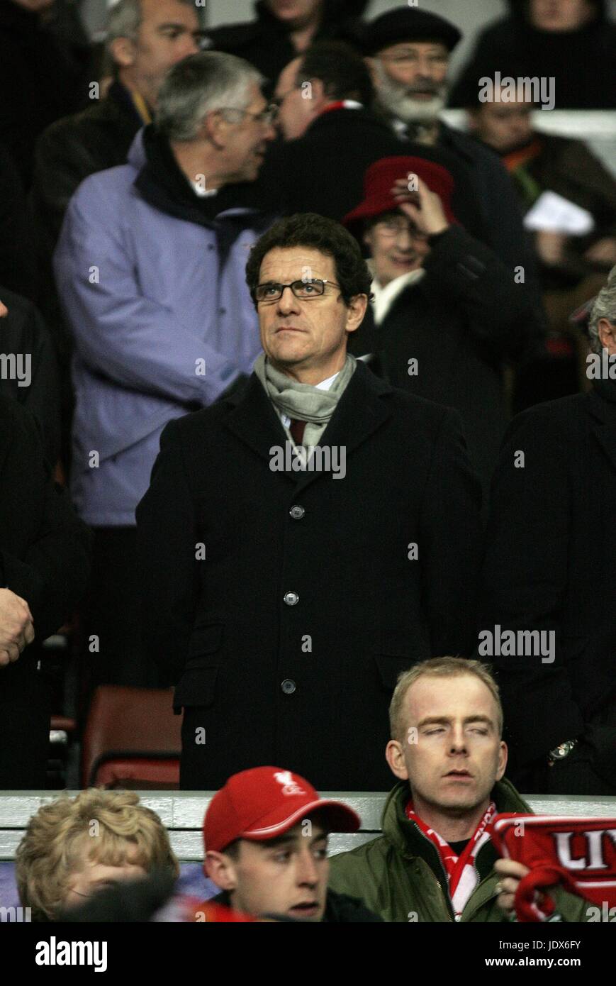 FABIO CAPELLO ENGLAND FOOTBALL MANAGER ANFIELD LIVERPOOL ENGLAND 19 ...