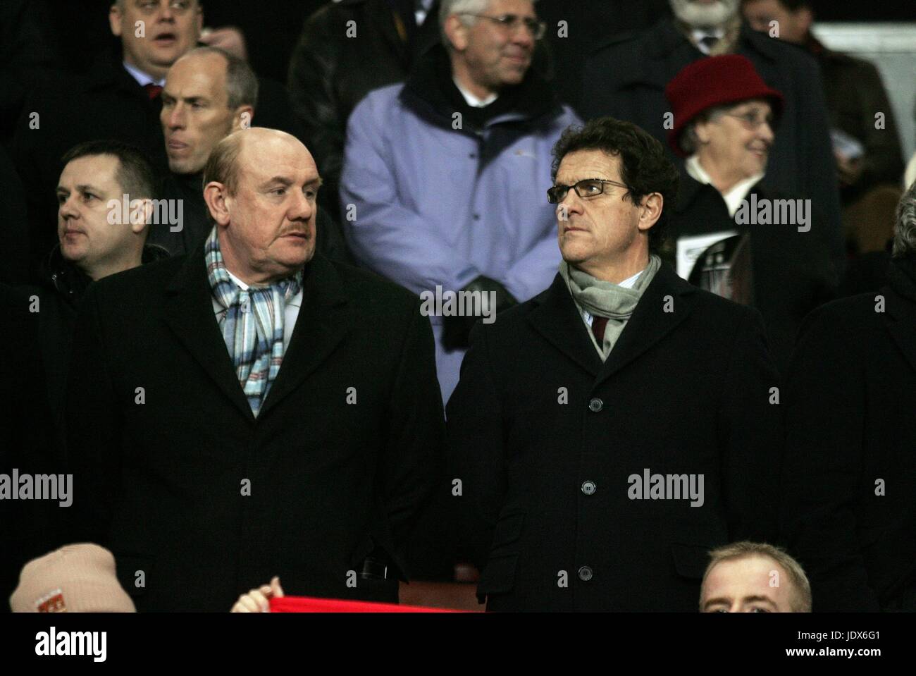 BRIAN BARWICK & FABIO CAPELLO FA CHIEF EX & ENGLAND MANAGER ANFIELD ...