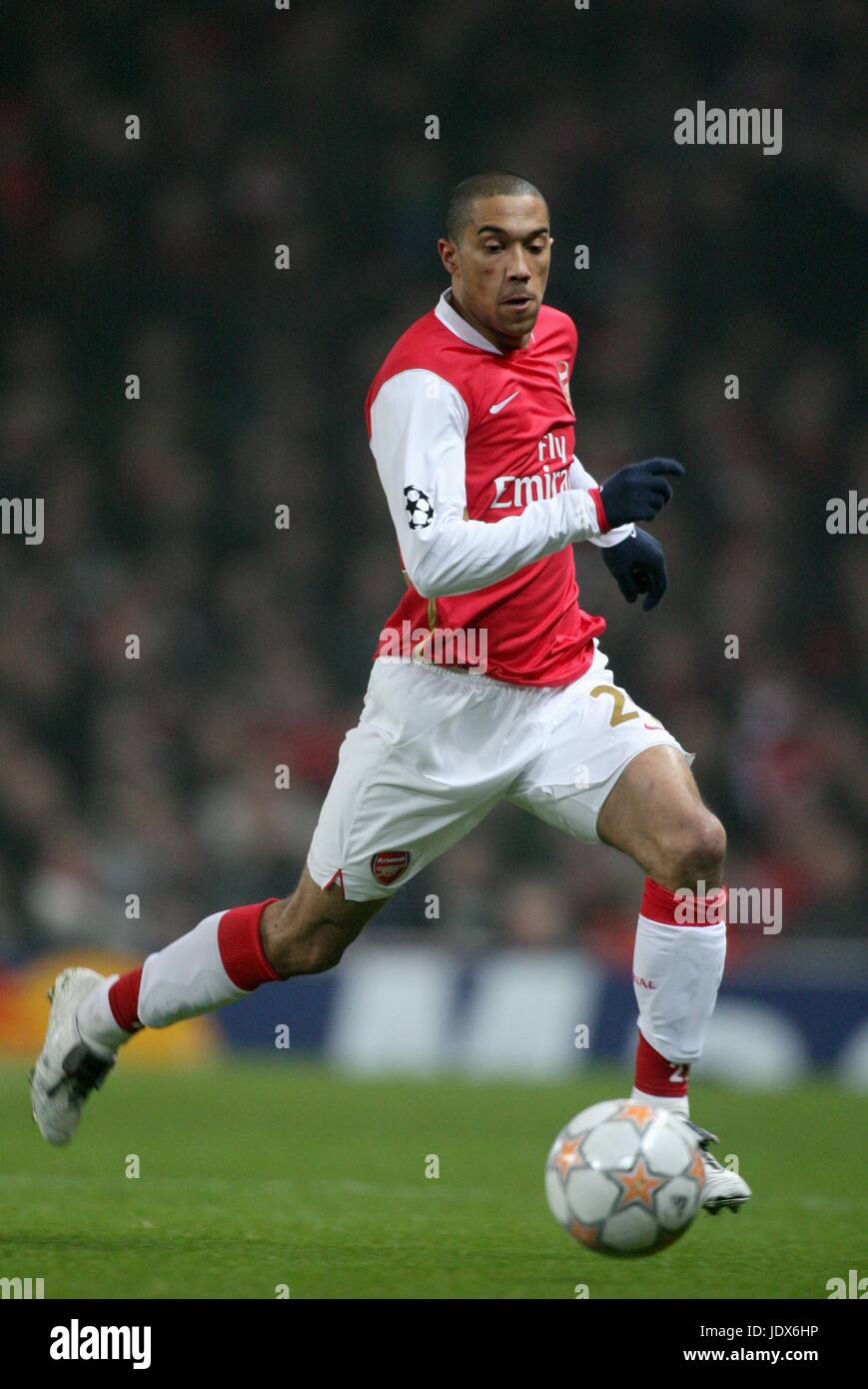 GAEL CLICHY ARSENAL FC EMIRATES STADIUM LONDON ENGLAND 20 February 2008 ...