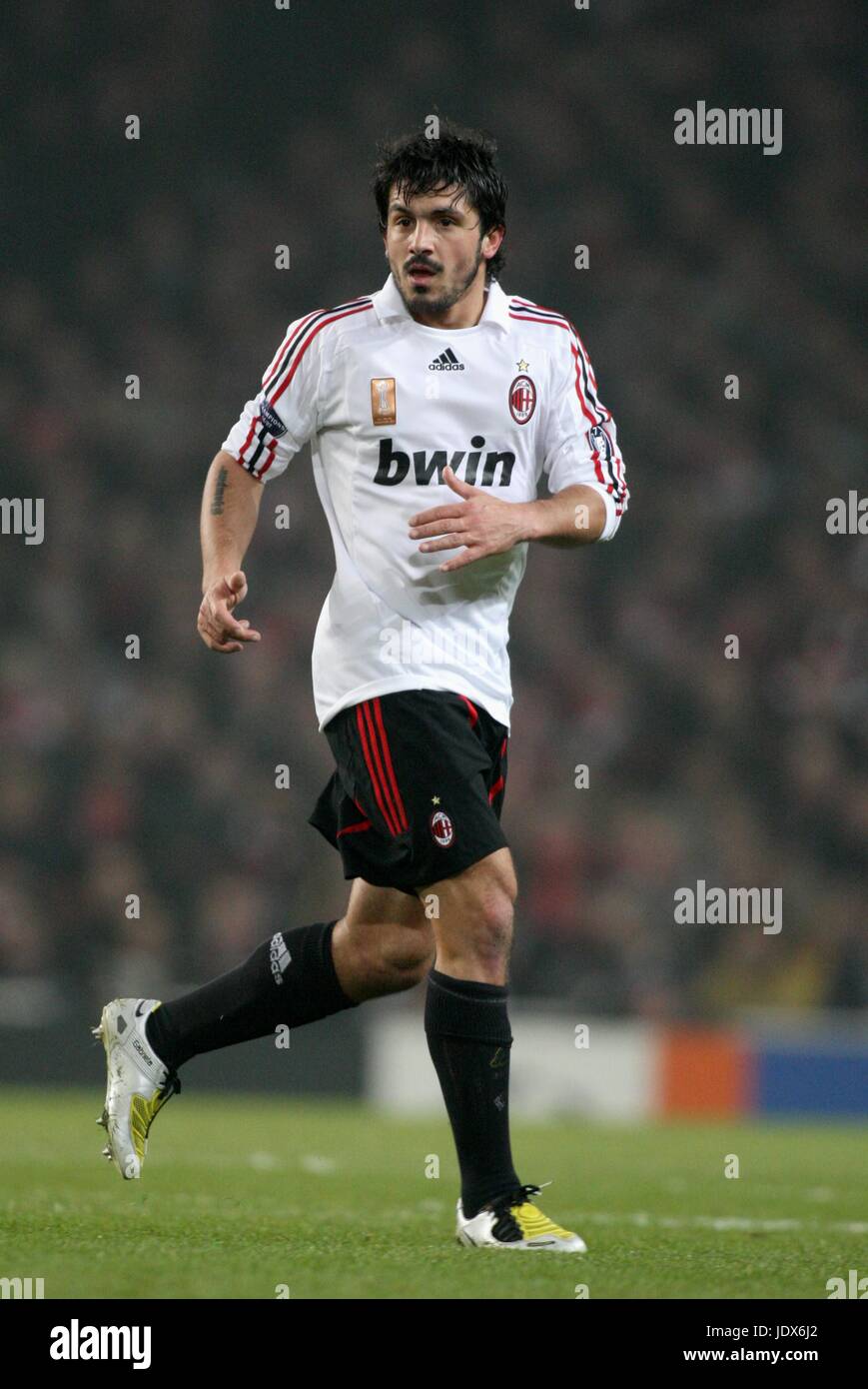 GENNARO GATTUSO AC MILAN EMIRATES STADIUM LONDON ENGLAND 20 February ...