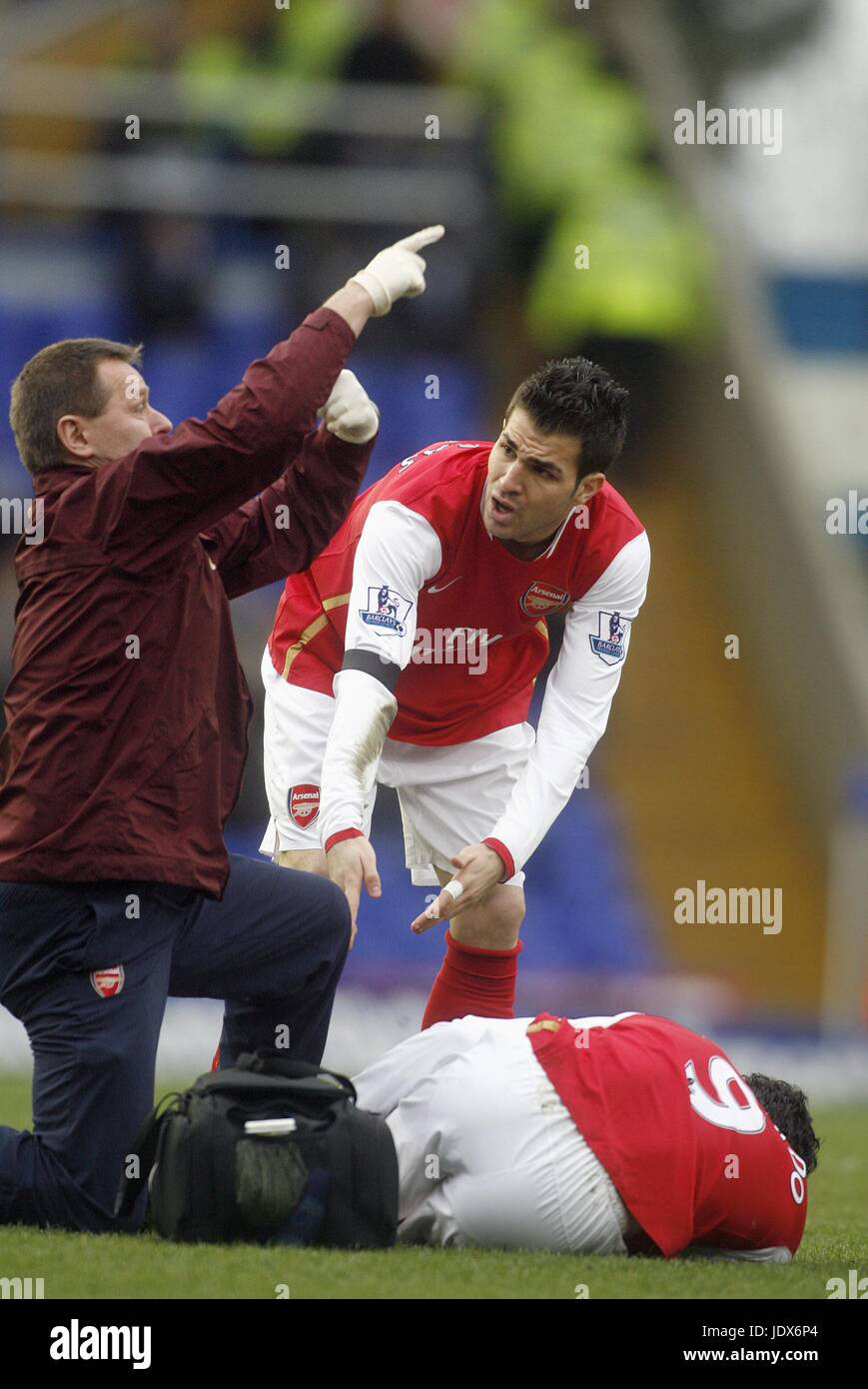 BROKEN LEG EDUARDO & FABREGAS BIRMINGHAM V ARSENAL ST ANDREWS BIRMINGHAM ENGLAND 23 February ...