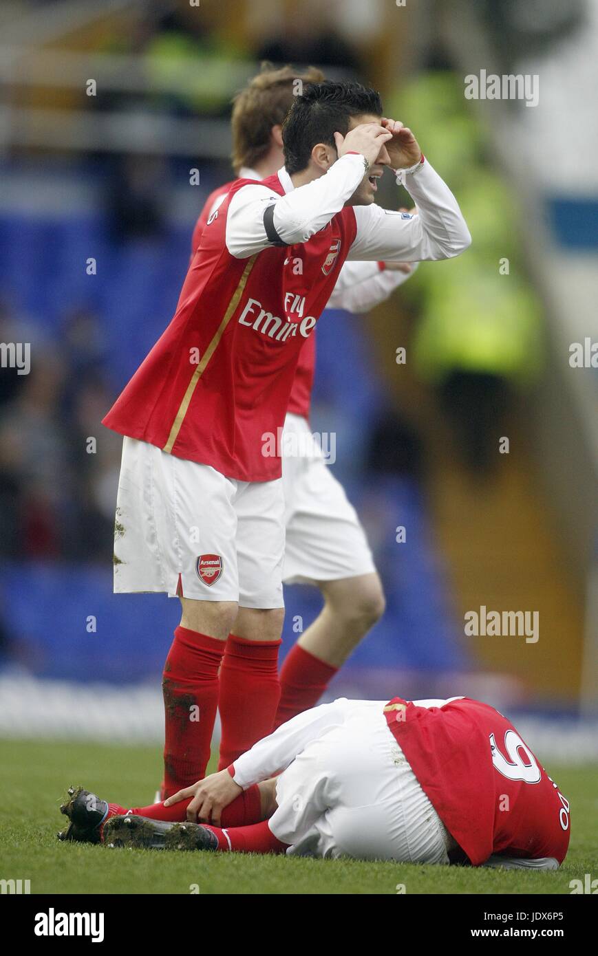 BROKEN LEG EDUARDO & FABREGAS BIRMINGHAM V ARSENAL ST ANDREWS BIRMINGHAM ENGLAND 23 February ...